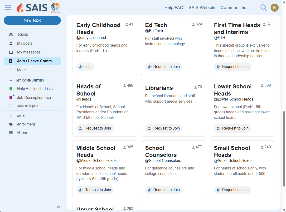 SAIS Connect (Listserv): Information & Guidelines